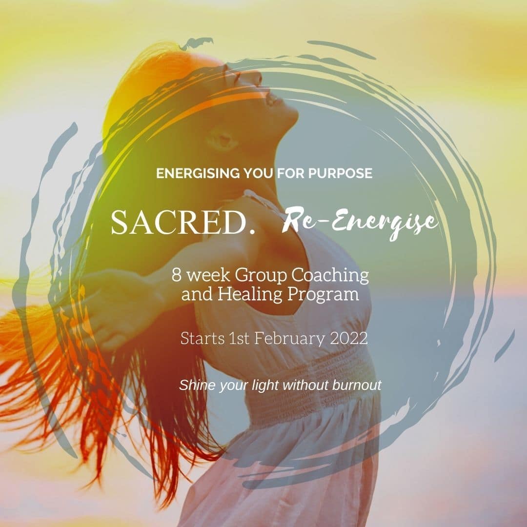 Sacred Re-Energise – Energised for purpose - Anita D Marshall